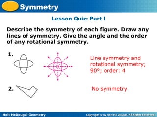 Symetry introduction Line and rotational symmetry | PPT
