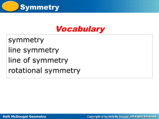 Symetry introduction Line and rotational symmetry | PPT