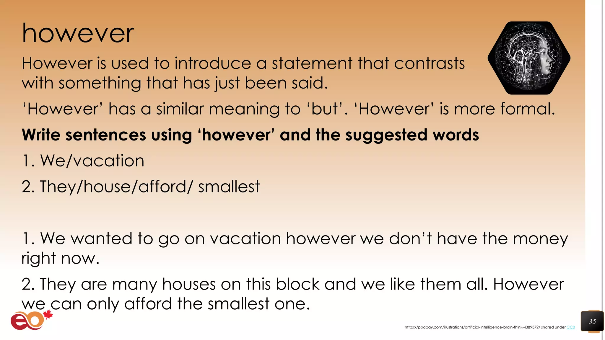 subordinating conjunctions of contrast | PDF