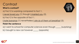 subordinating conjunctions of contrast | PDF