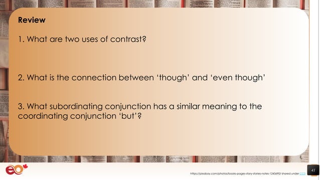subordinating conjunctions of contrast | PDF
