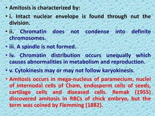 Types of cell divisions | PPTX