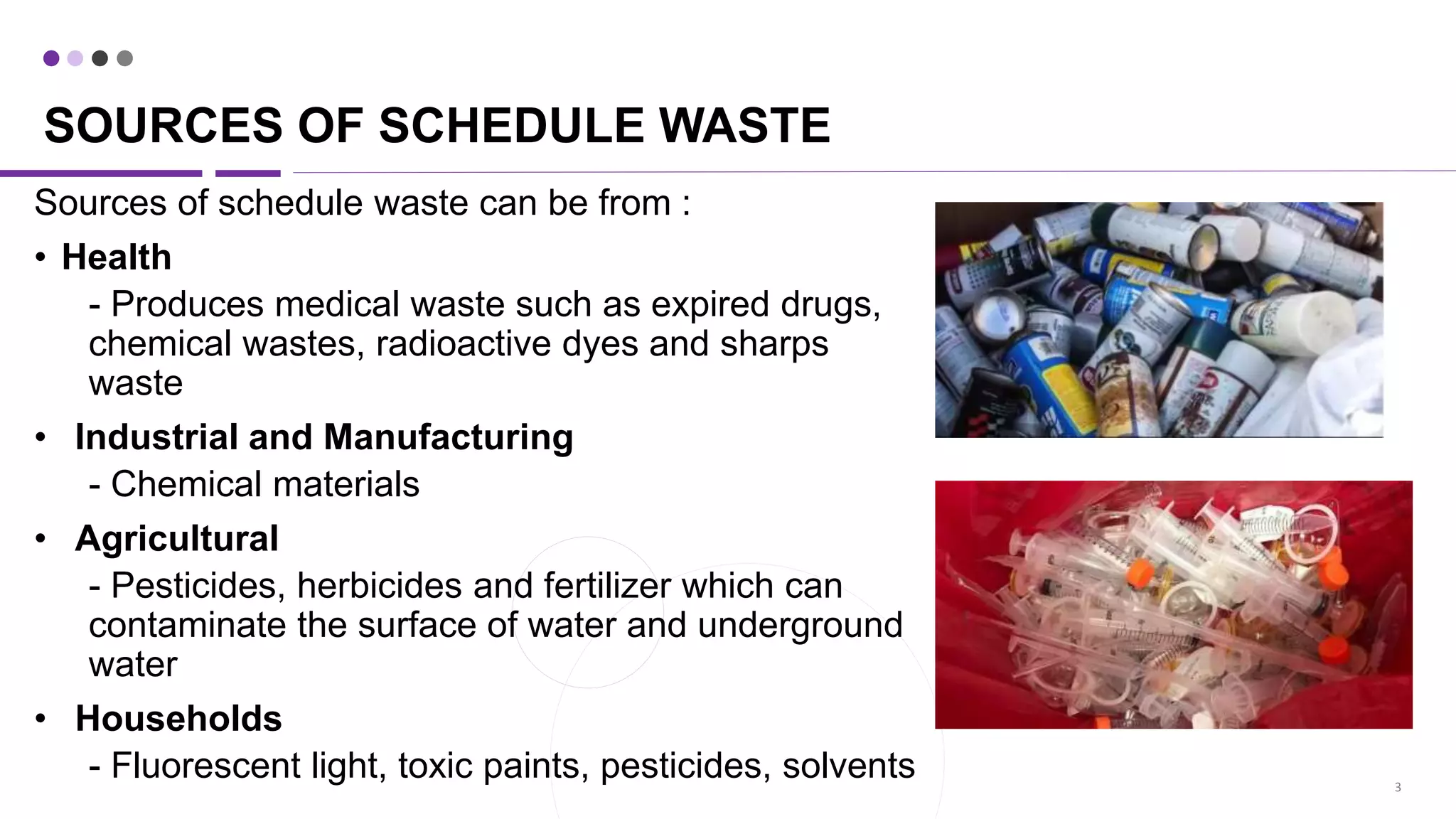 Schedule waste management in Malaysia | PPTX