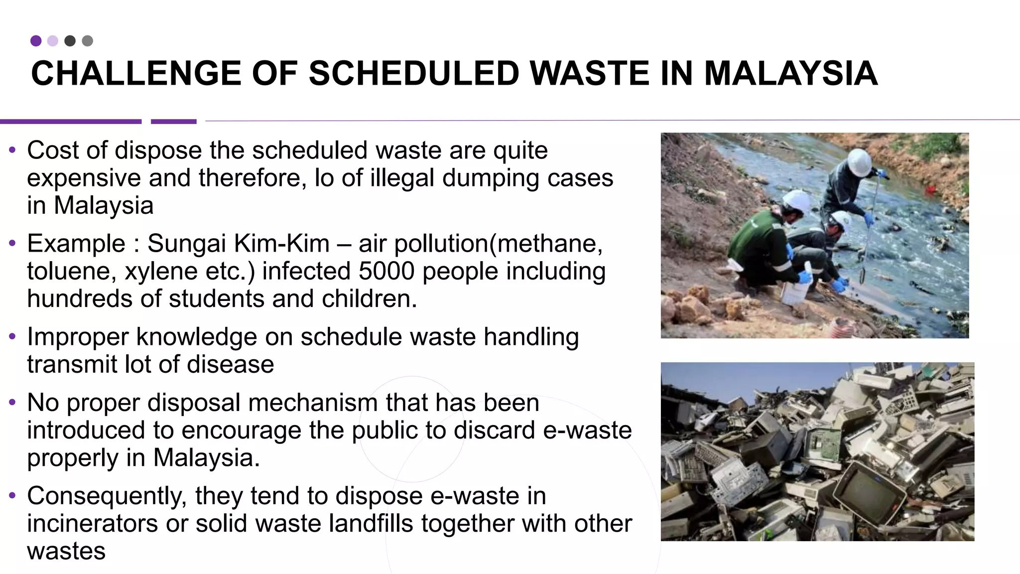 Schedule waste management in Malaysia | PPTX