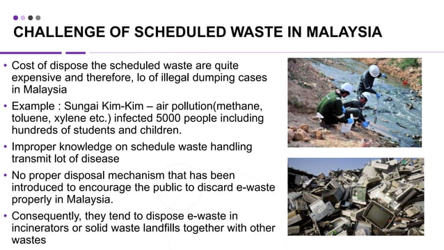 Schedule waste management in Malaysia | PPTX
