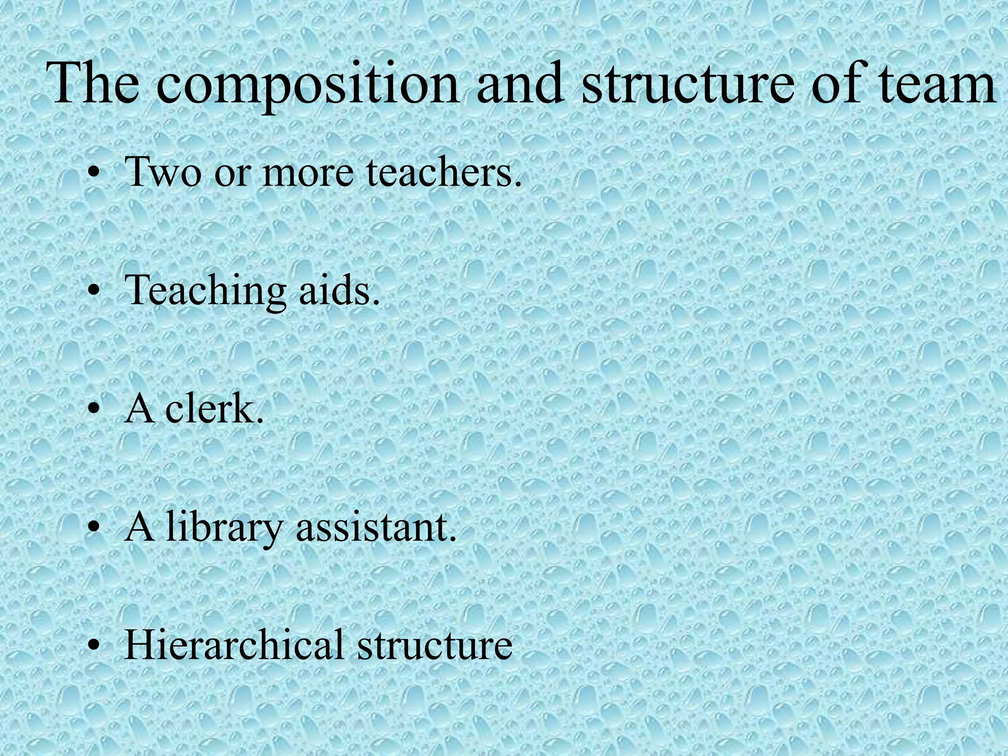 Methods of teaching - Team teaching | PPT