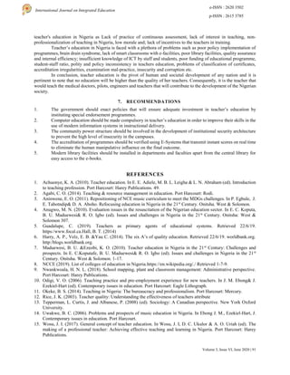 Teacher education: meeting the global demand and challenges in tertiary ...