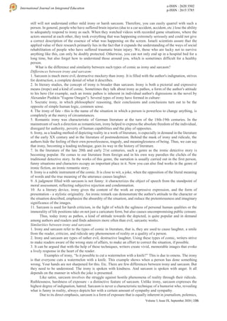 Similarities and differences between types of comic | PDF