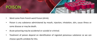 POISON & ANTIDOTE | PPTX