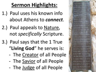 Acts; Chapter 17 | PPTX