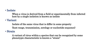 Origin of viruses and virus strains | PDF