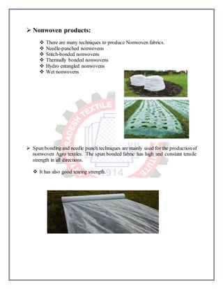 Agro textile | DOCX