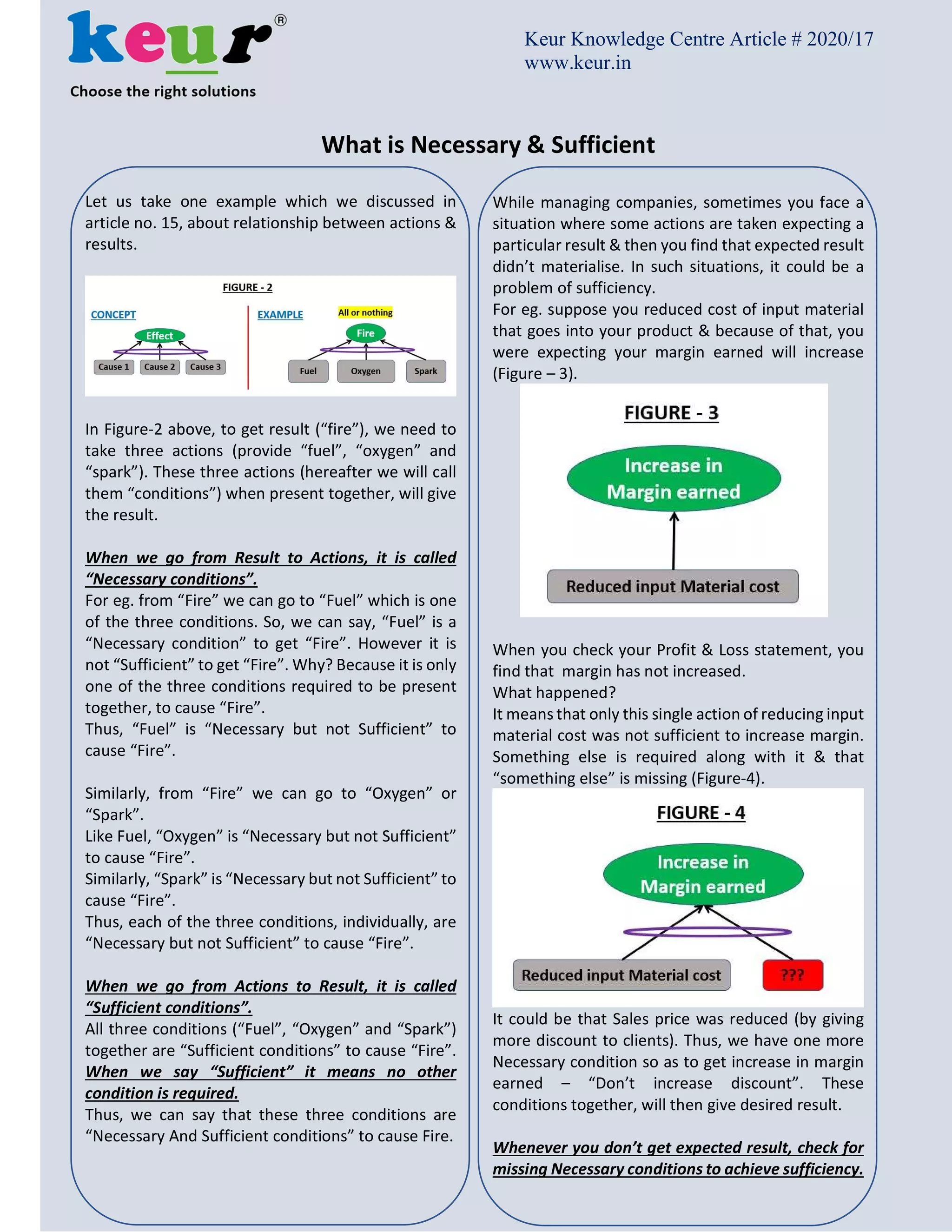 17. what is necessary and sufficient | PDF