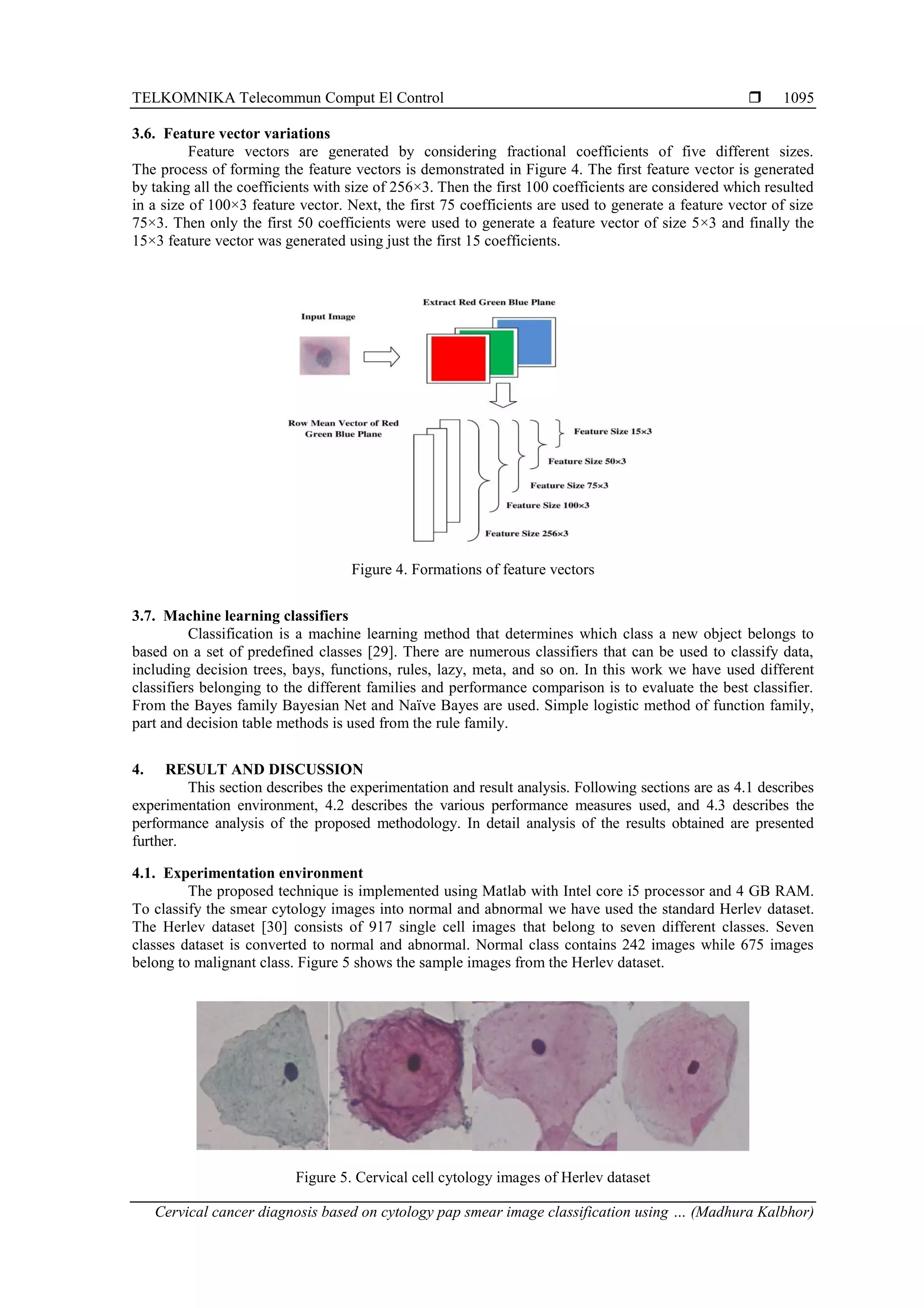 Cervical Cancer Diagnosis Based On Cytology Pap Smear Image Classification Using Fractional
