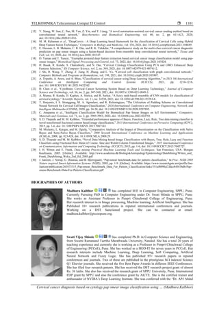 Cervical cancer diagnosis based on cytology pap smear image ...