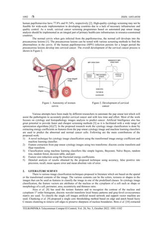 Cervical cancer diagnosis based on cytology pap smear image classification using fractional ...