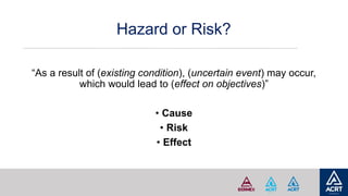 Understanding Influence on Risks | PPT