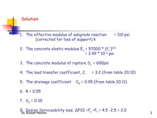 17. AASHTO Rigid Pavement Design (Example).pptx