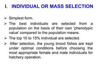 17.SELECTION METHODS AND BREEDING PLANS.ppt