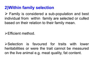 17.SELECTION METHODS AND BREEDING PLANS.ppt
