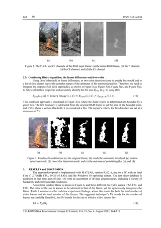 An automatic flame detection system for outdoor areas | PDF