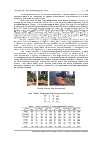 An automatic flame detection system for outdoor areas | PDF