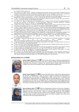 An automatic flame detection system for outdoor areas | PDF