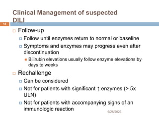 17. Drug Induced Liver Injury(4).pptx | Digestive Disorders | Diseases ...