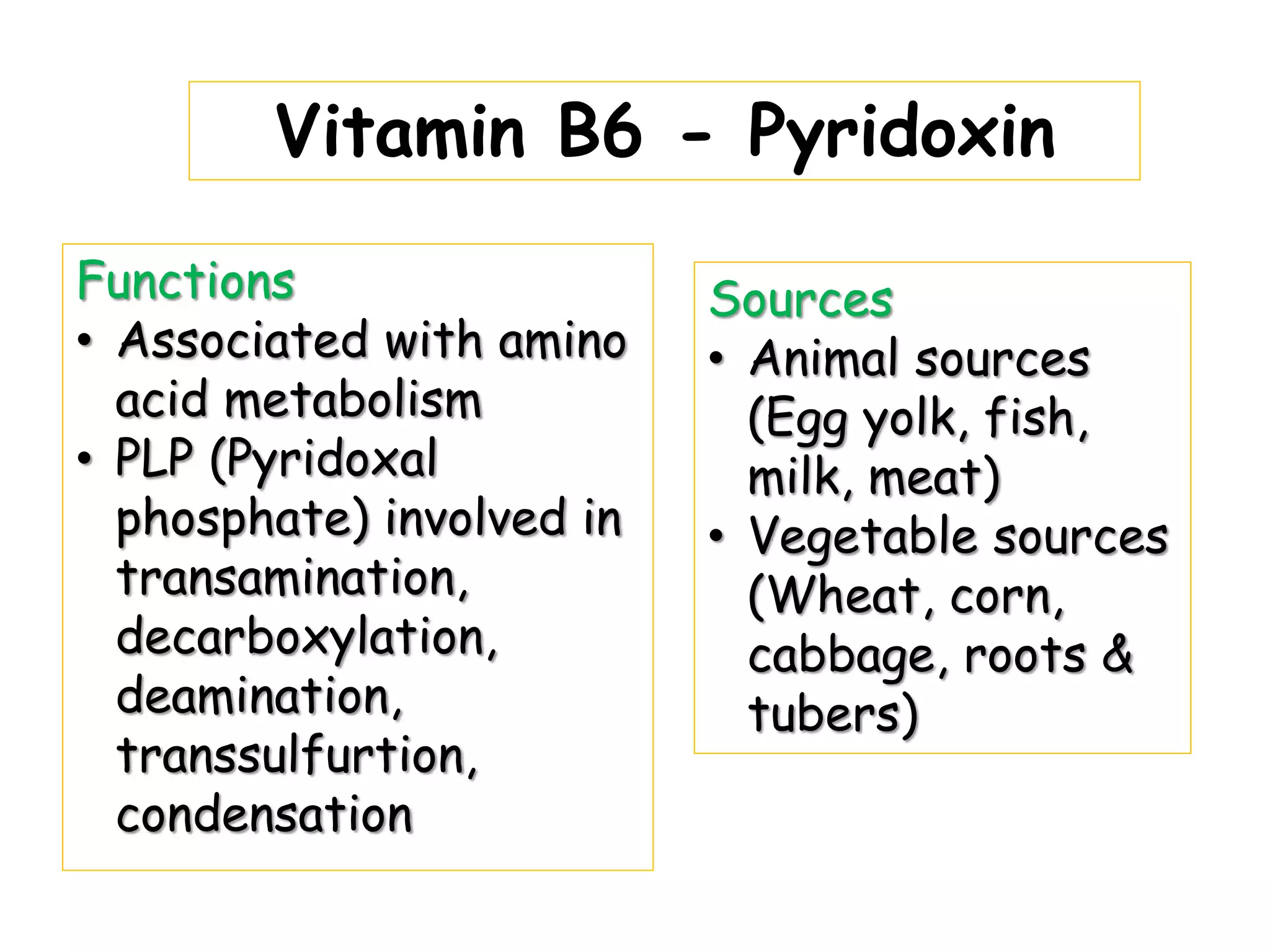 17. Vitamins and minerals (Biochemistry) | PPT