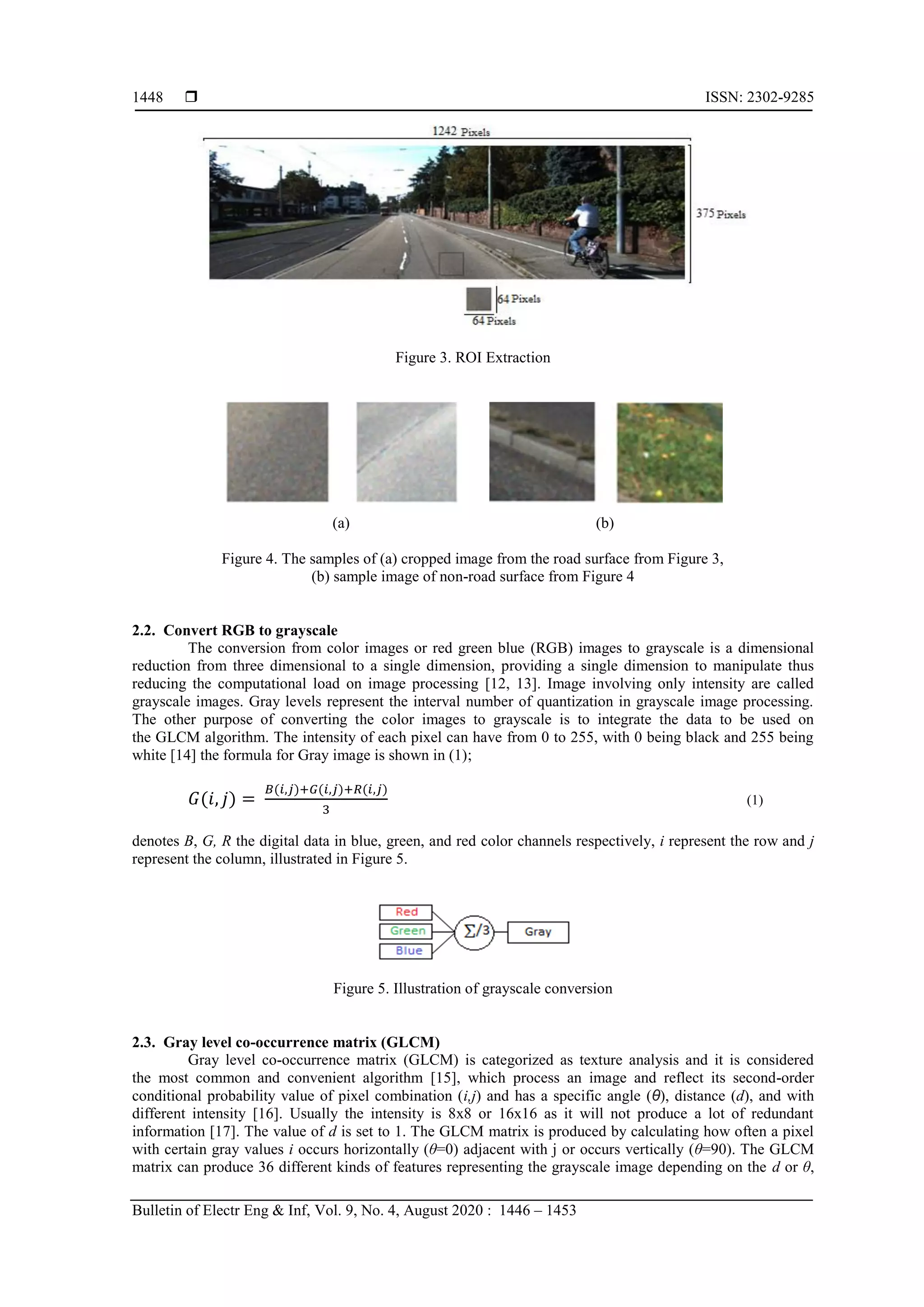Road Surface Classification Based On Lbp And Glcm Features Using Knn Classifier Pdf