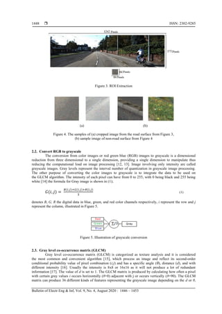Road surface classification based on LBP and GLCM features using kNN classifier | PDF