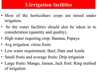 17.Site selection and lay out of orchard.pptx