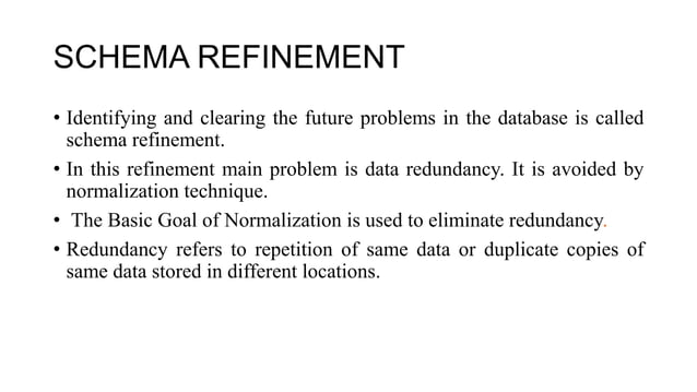 17.INTRODUCTION TO SCHEMA REFINEMENT.pptx