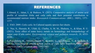 Catla Catla Introduction, Morphology & it's Characteristics. | PPTX