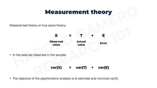 Research 101: Scale Validity & Reliability | PDF