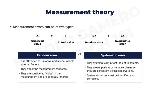 Research 101: Scale Validity & Reliability | PPT