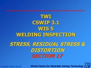 17. Residual stress and distortion-EWS course.ppt