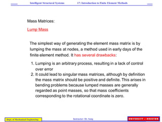 17.Introduction to Finite Element Analysis | PPT