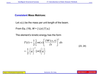 17.Introduction to Finite Element Analysis | PPT