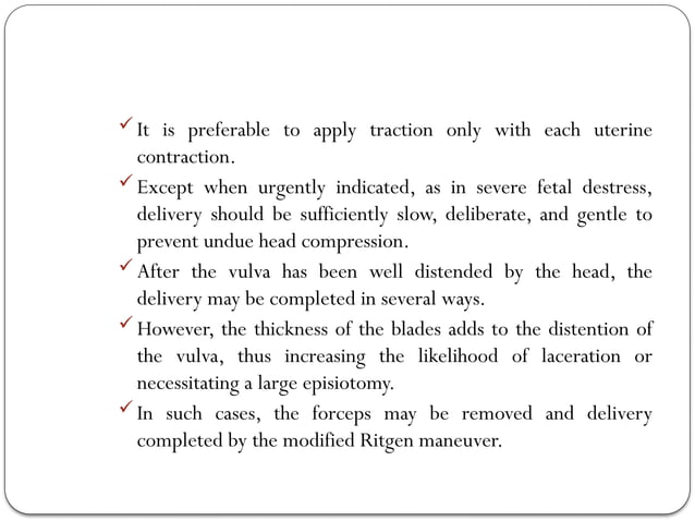 OPERATIVE VAGINAL DELIVERY FORCEPS AND V | PPT