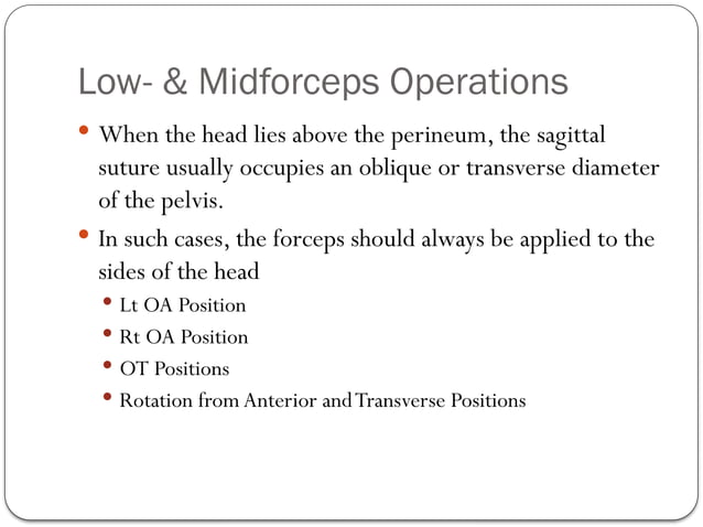 OPERATIVE VAGINAL DELIVERY FORCEPS AND V | PPT