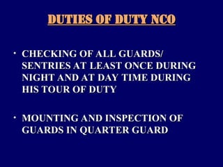 17. DUTY OFFICER, SO & NCO of members.ppt
