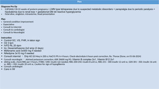 Suspected metabolic disorders + paraplegia due to periodic paralysis ...