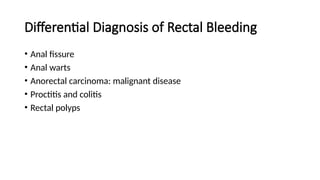 17. Haemorrhoids, Rectal Prolapse and Rectal Bleeding.pptx