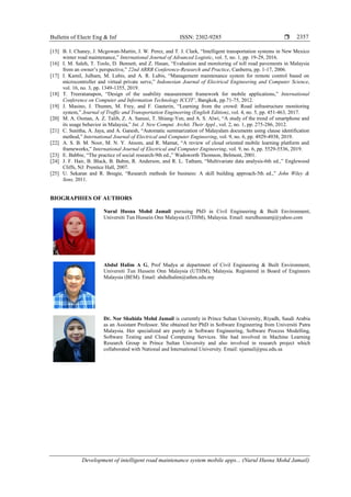 Development of intelligent road maintenance system mobile apps for a ...