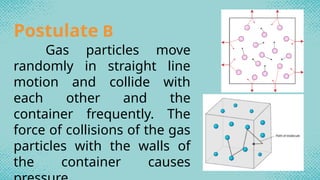 Kinetic Molecular Theory about the motion of molecules | PPTX