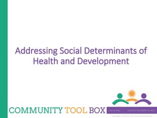 social determinants of Health and development ppt | PPT