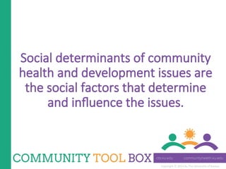 social determinants of Health and development ppt | PPT