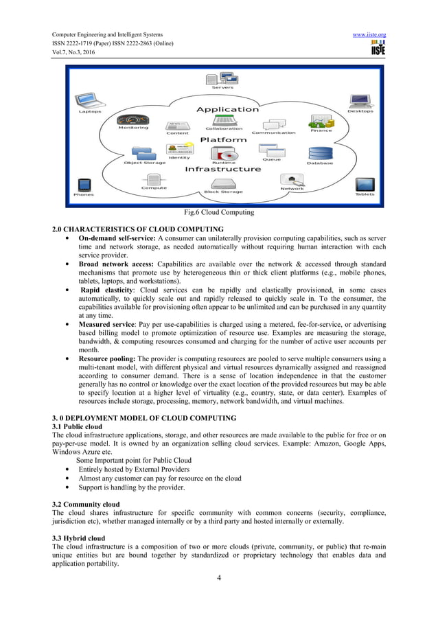 Role of Cloud Computing Technology in Agriculture Fields | PDF | Computing | Technology & Computing