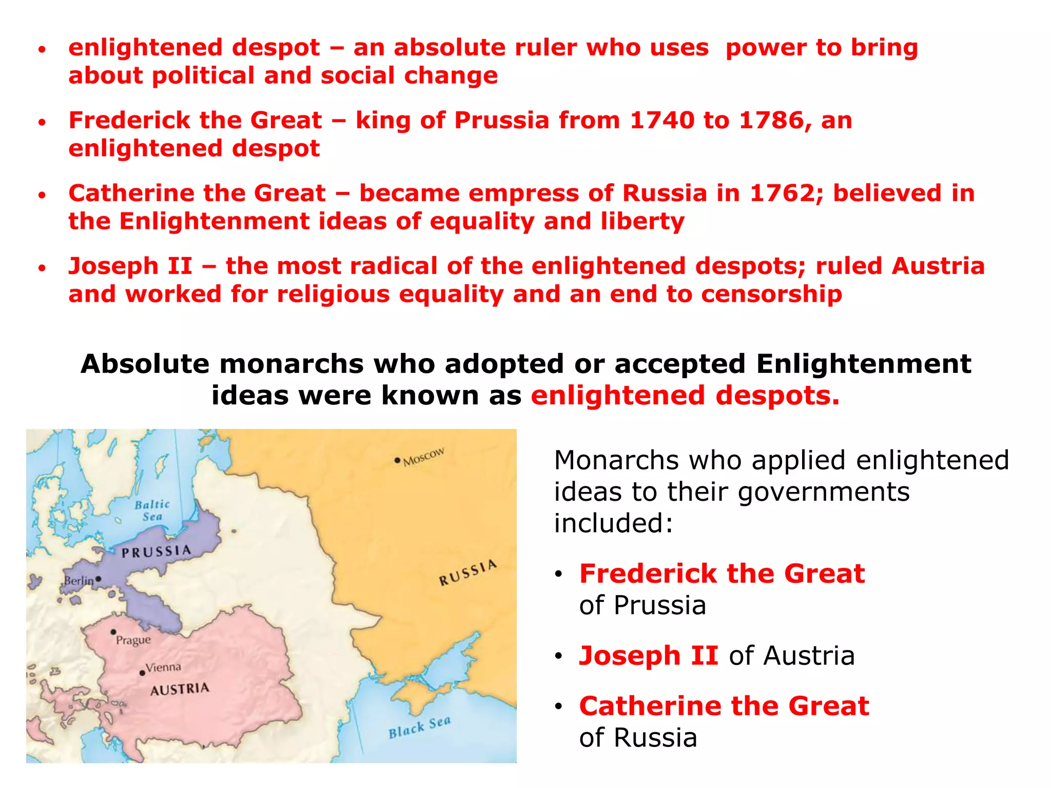 17.2 enlightment ideas spread | PPT